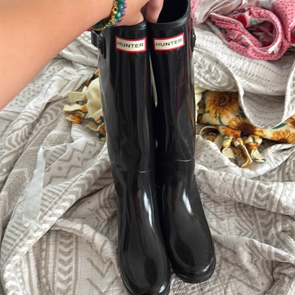 Hunter | Shoes | Hunter Black Winter Rain Boots Classic Style | Poshmark